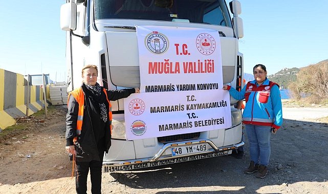 Marmaris'ten deprem bölgesine yardımlar sürüyor - GENEL - En Derin Haber Marmaris'ten deprem bölgesine yardımlar sürüyor - GENEL - En Derin Haber
